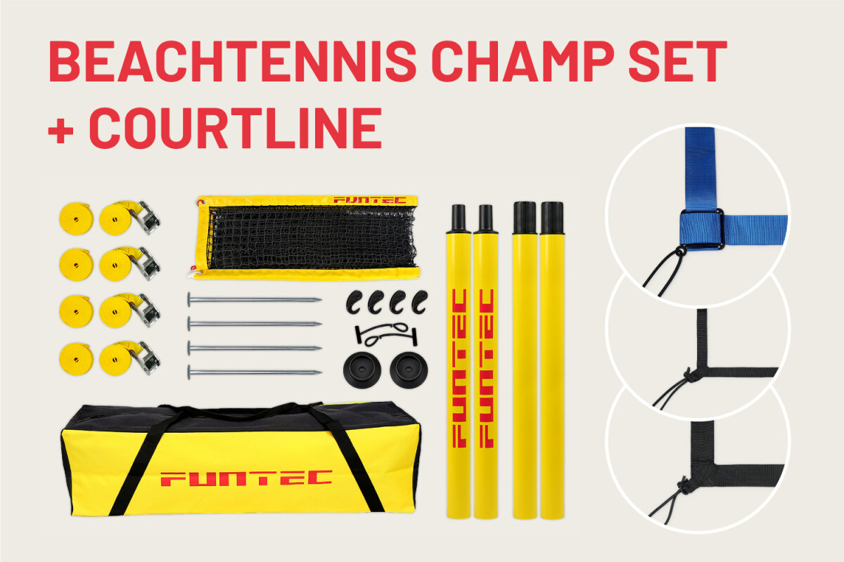 Beachtennis Champ Set - Bundle mit Courtline